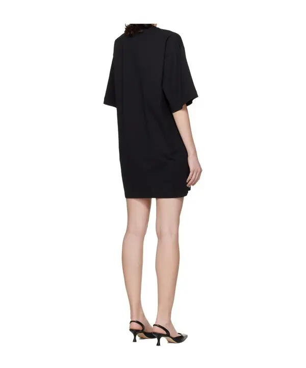 Loulou De Saison Ayaz Oversized T-shirt Dress - Black