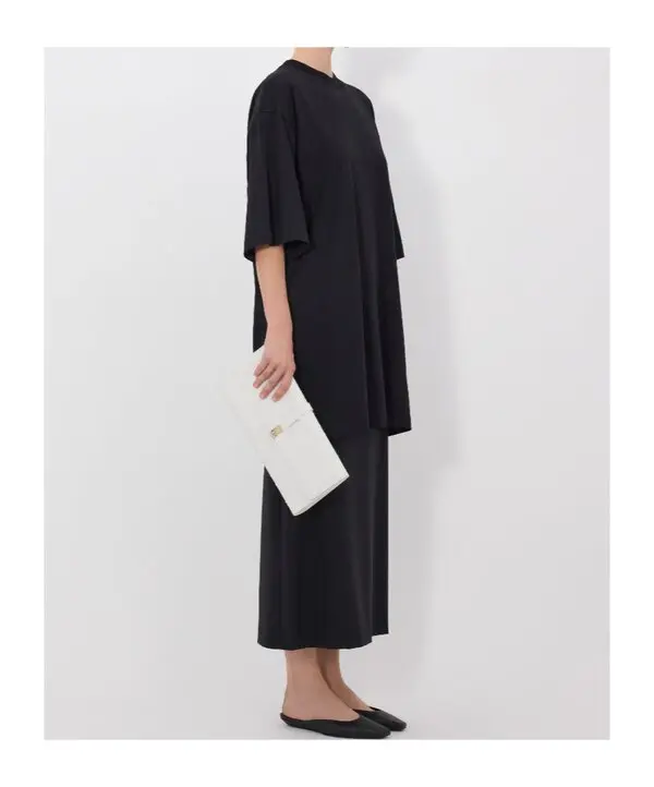 Loulou De Saison Ayaz Oversized T-shirt Dress - Black