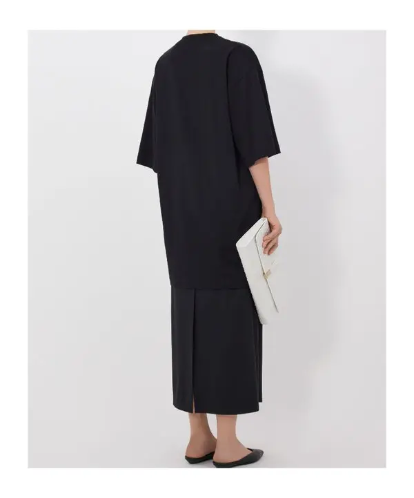 Loulou De Saison Ayaz Oversized T-shirt Dress - Black
