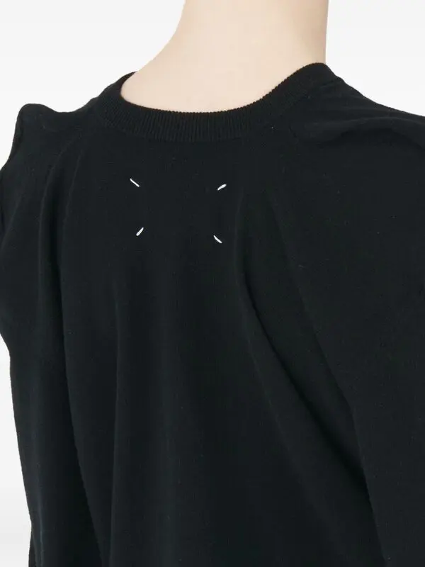 MAISON MARGIELA Crewneck Jumper With Four-stitch Detail