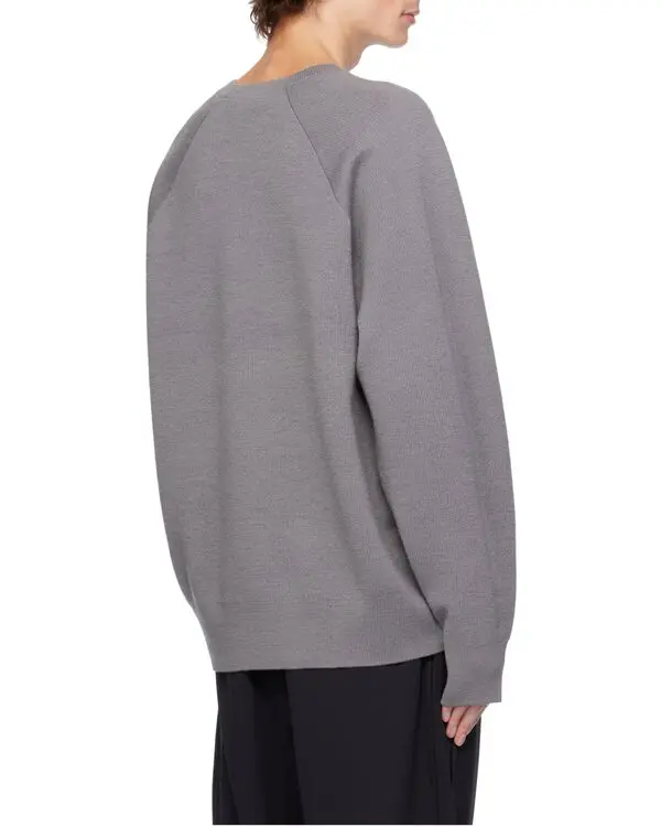 Y3 Ribbed Knit Crewneck Sweater