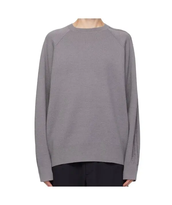 Y3 Ribbed Knit Crewneck Sweater