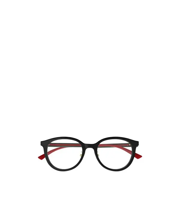 Gucci Oval Frame Eyeglasses - Black