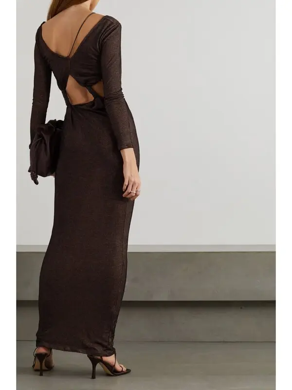 Christopher Esber Asymmetrical Cutout Maxi Dress