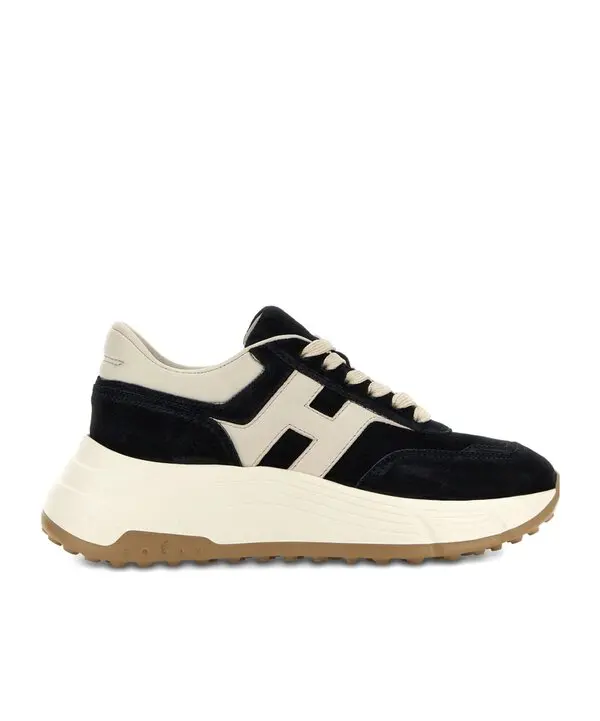 Hogan Hi-fi Leather Sneakers - Black