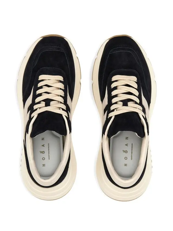 Hogan Hi-fi Leather Sneakers - Black