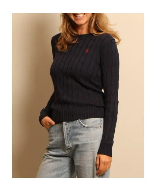 Polo Ralph Lauren Embroidered Crewneck Jumper - No