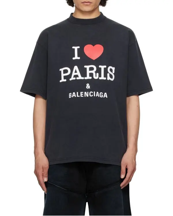 Balenciaga I Love Paris Printed T-shirt