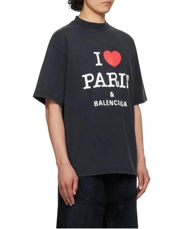 Balenciaga I Love Paris Printed T-shirt