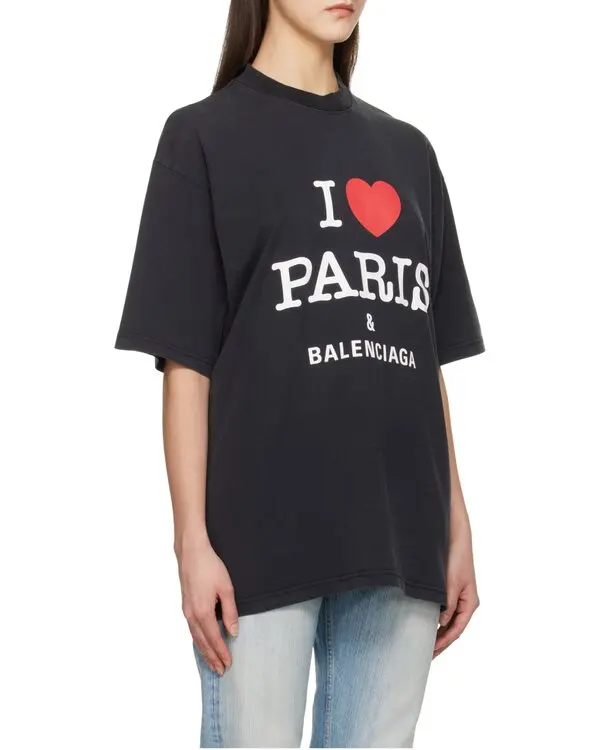 Balenciaga I Love Paris Printed T-shirt