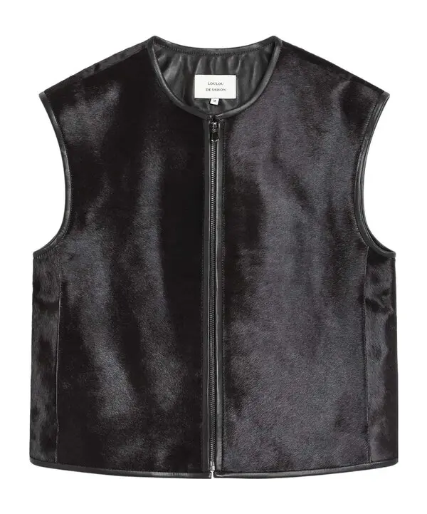 Loulou De Saison Sleeveless Vest - Brown