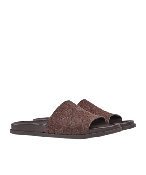 Gucci Logo Detailed Slide Sandals
