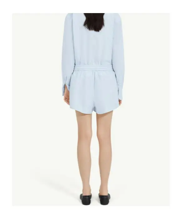 MAISON MARGIELA Poplin Shorts - Light Blue