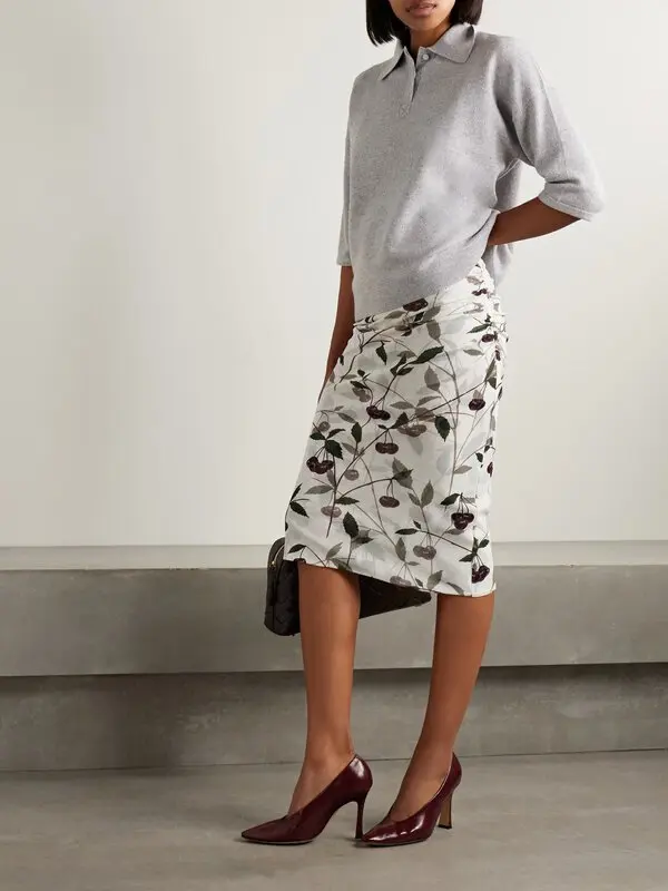 Stella McCartney Printed Midi Skirt