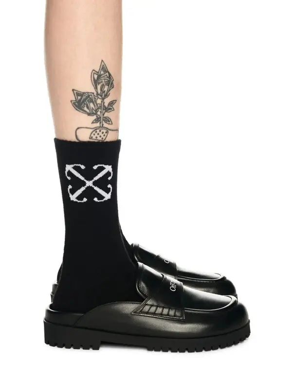 Off-White Chicago Logo Printed Loafers