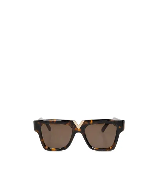 Valentino Garavani Square Frame Sunglasses - Brown