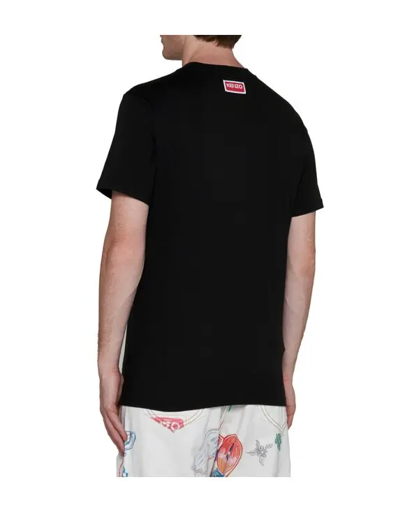 Kenzo Tiger Embroidered Crewneck T-shirt