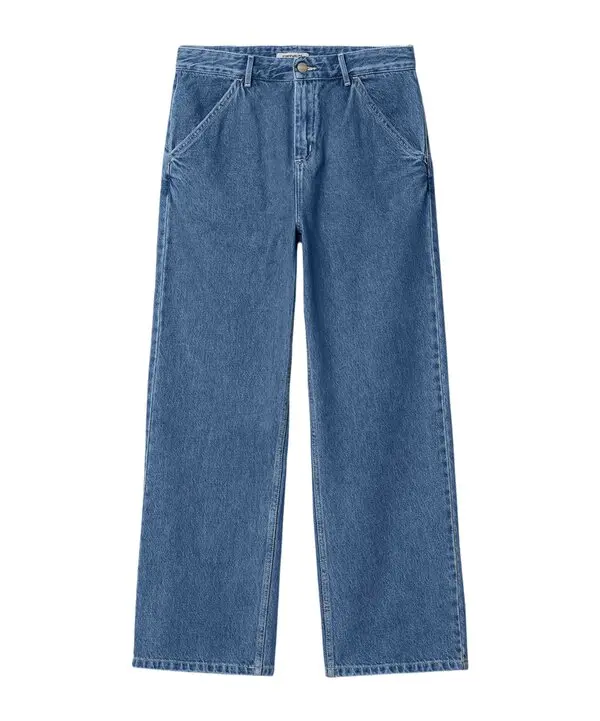 Carhartt Work In Progress Belt Loop Denim Trousers - Blue