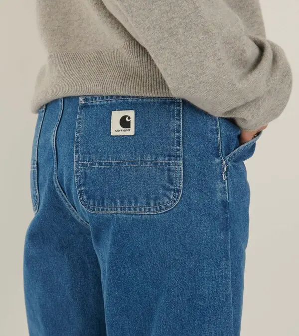 Carhartt Work In Progress Belt Loop Denim Trousers - Blue