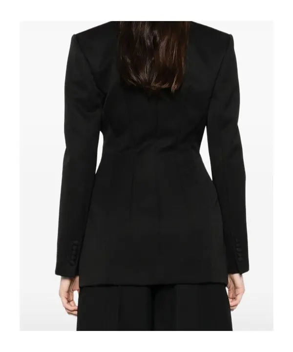 Wardrobe.NYC Single-breasted Tuxedo Blazer With Shawl Collar