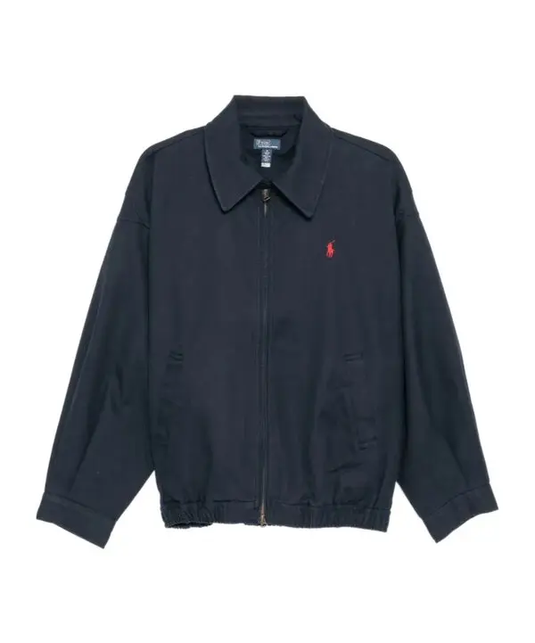 Polo Ralph Lauren Oversized Zip Up Windbreaker - Navy