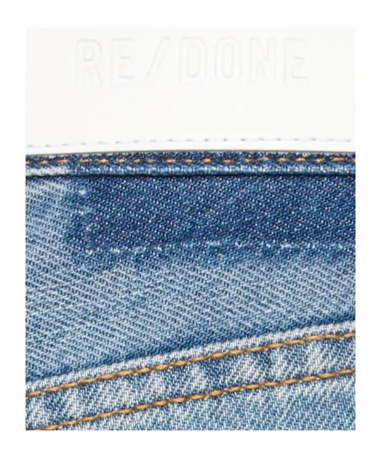 RE/DONE Faded Five-pocket Jeans - Blue