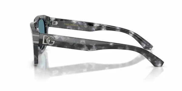 Dolce & Gabbana Rectangular Frame Sunglasses With Logo Detail