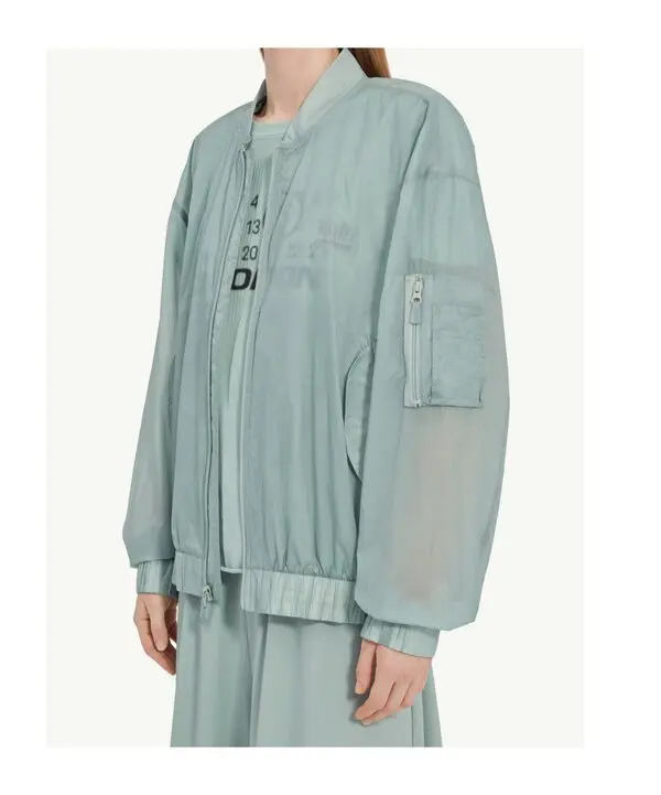 MM6 MAISON MARGIELA X SALOMON Printed Bomber Jacket - Light Blue