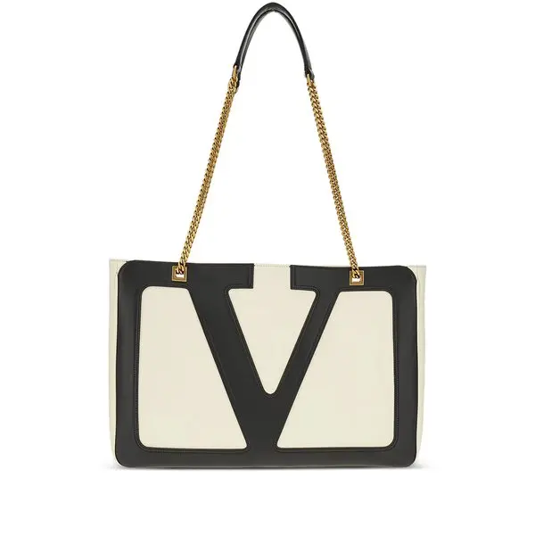 Valentino Garavani Zipper Shoulder Bag - White