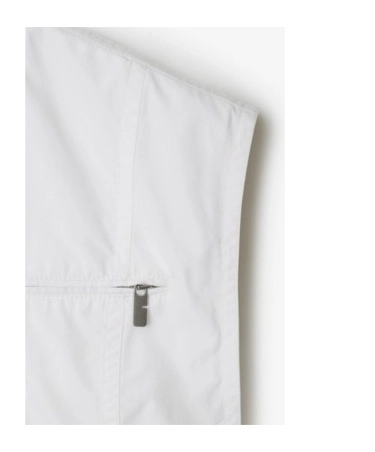 Burberry High-neck Sleeveless Tank Top With Zip Detail