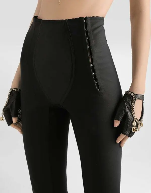 Dolce & Gabbana Stretch-satin Leggings