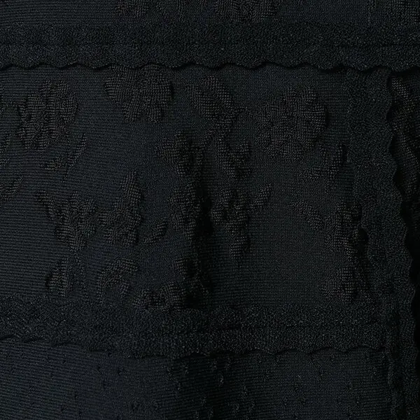 Alexander McQueen Sleeveless Knit Dress With Sheer Hem