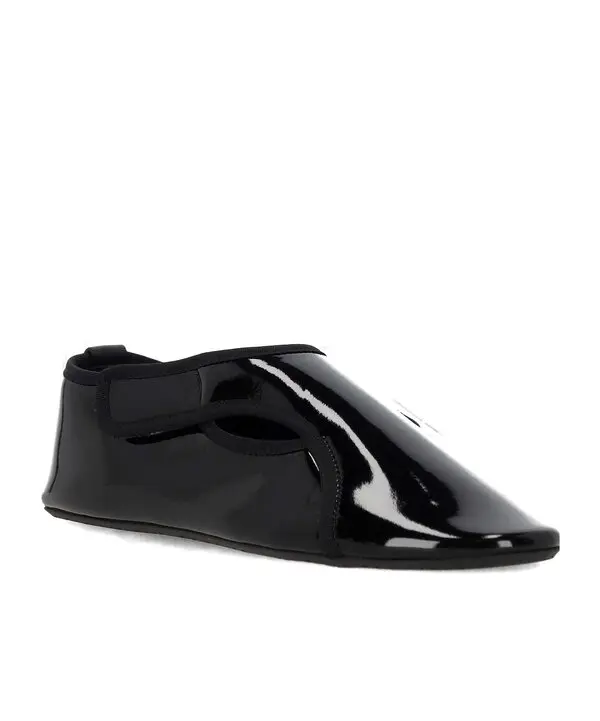 Alaïa Glossed Ballet Flats