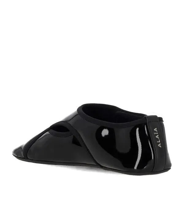 Alaïa Glossed Ballet Flats