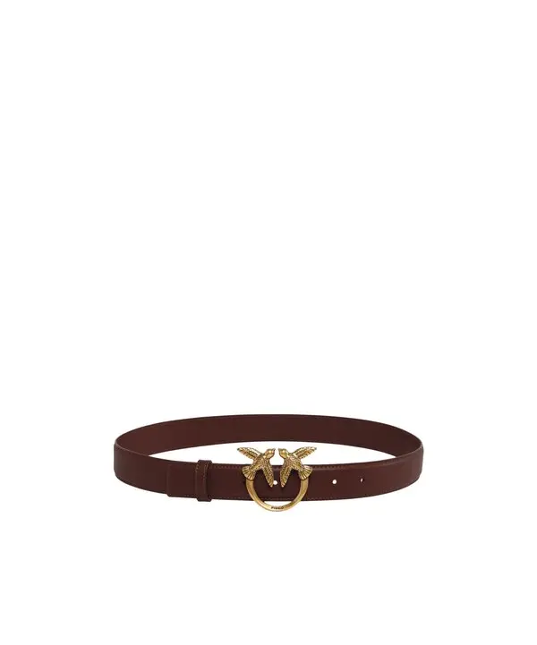 Pinko Bird Buckle Belt - Brown