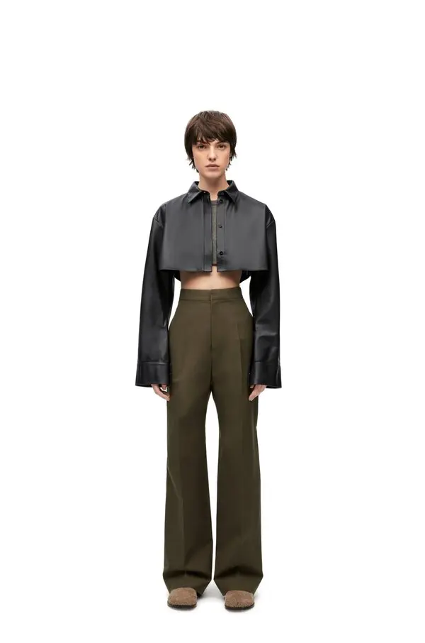 Loewe Cropped Long-sleeved Shirt