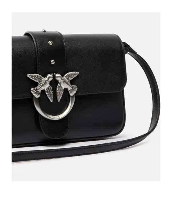 Pinko Love Birds Buckled Mini Shoulder Bag