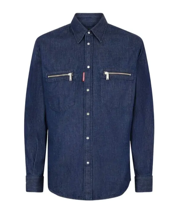 Dsquared2 Wet And Dry Wash Biker Shirt