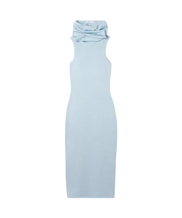 Alaïa Hooded Stretch Knitted Dress