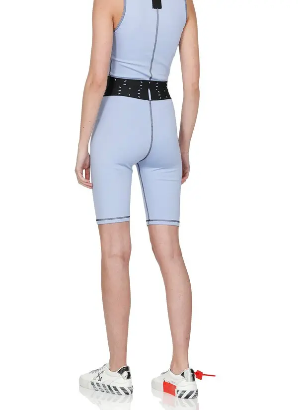 Alexander McQueen Stitch Detail Bike Shorts