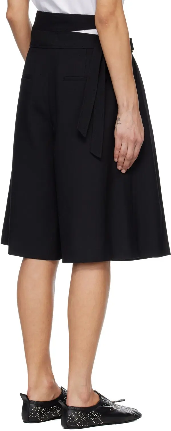 Chloé Double Buckle Knee-length Tailored Shorts