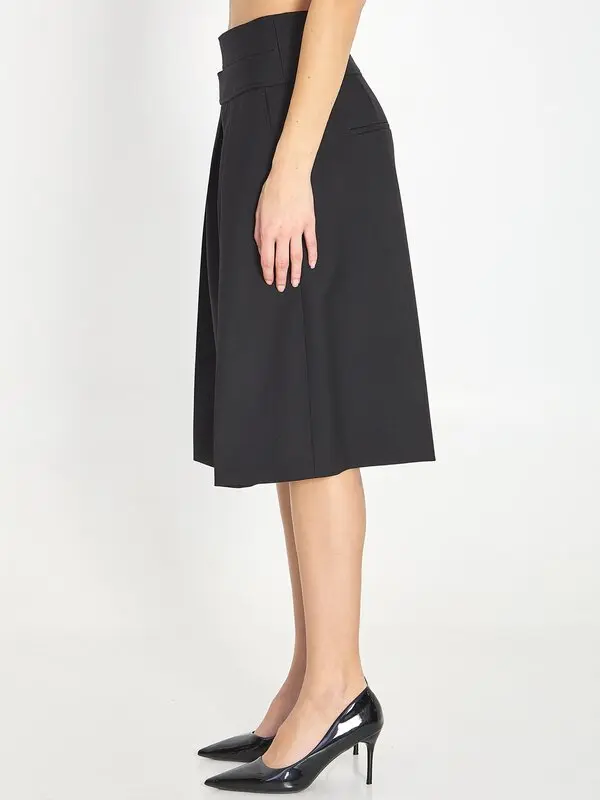 Chloé Double Buckle Knee-length Tailored Shorts