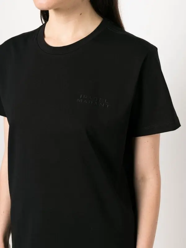 Isabel Marant Étoile Logo Printed Crewneck T-shirt