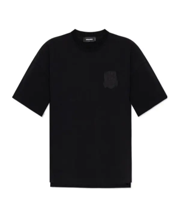 Dsquared2 Logo Patch Crewneck T-shirt