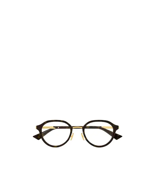 Bottega Veneta Oval Frame Eyeglasses - Black