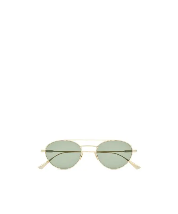 Saint Laurent Sl 850 Sunglasses - Light Gold And Green