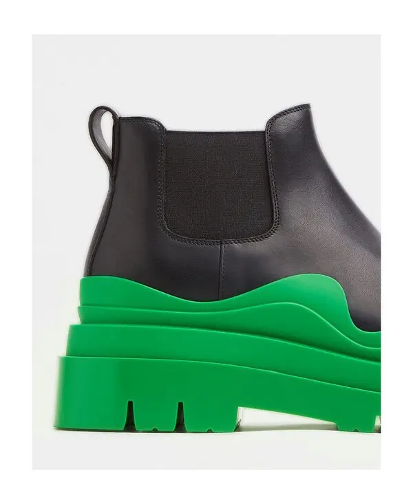 Bottega Veneta Tire Chunky Sole Boots - Green