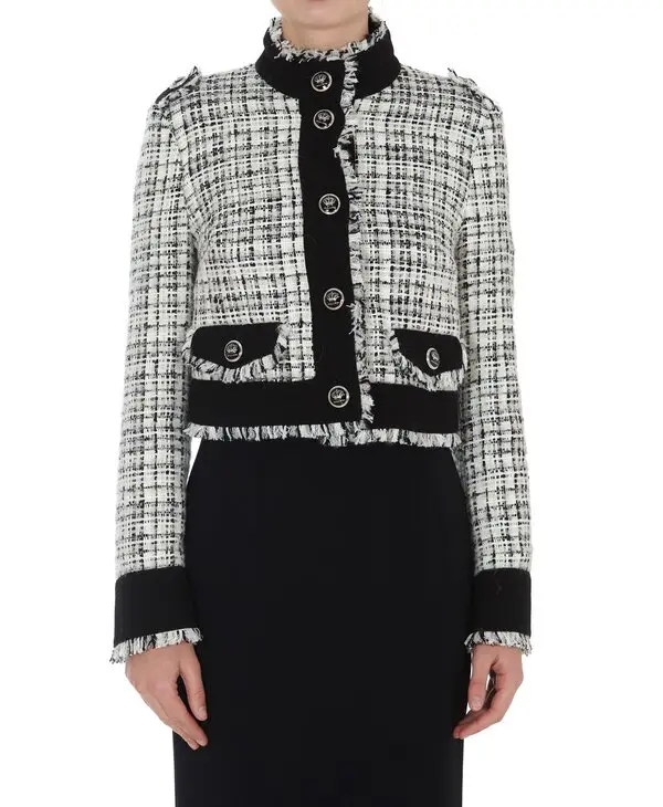 Dolce & Gabbana Cropped Tweed Jacket