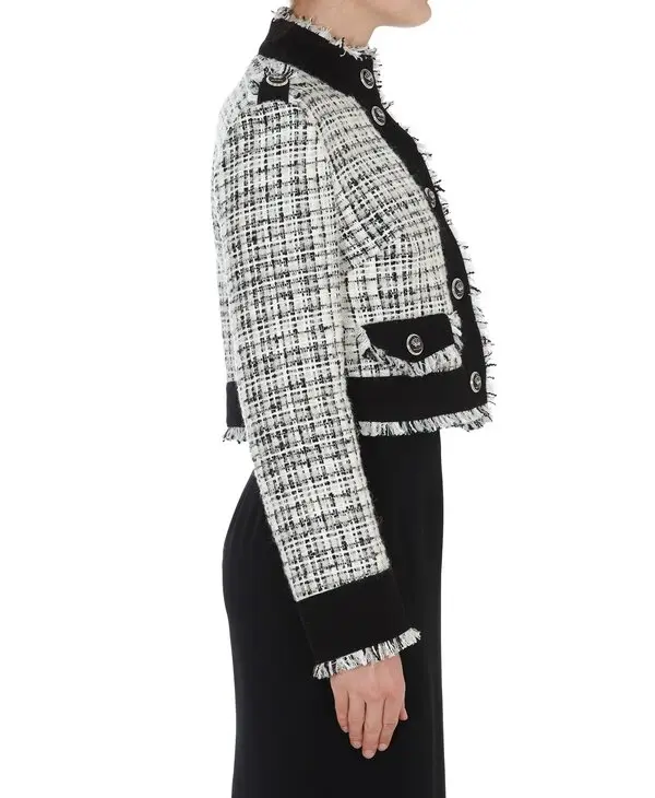Dolce & Gabbana Cropped Tweed Jacket