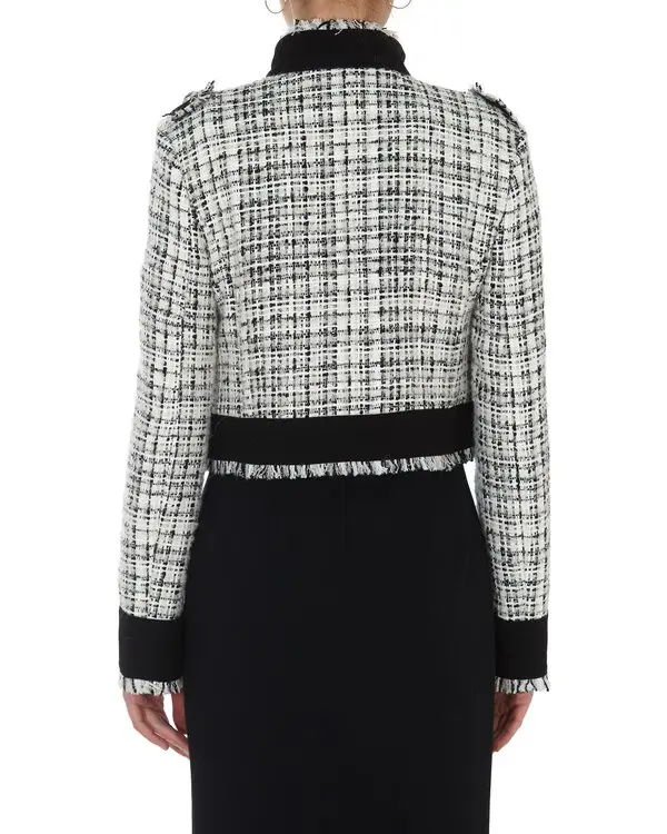 Dolce & Gabbana Cropped Tweed Jacket